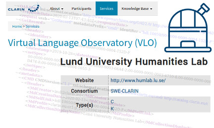 The lab is now a CLARIN C-center!