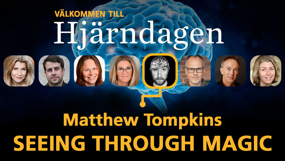 Matthew Tompkins på Hjärndagen – fredag 10 november 2023